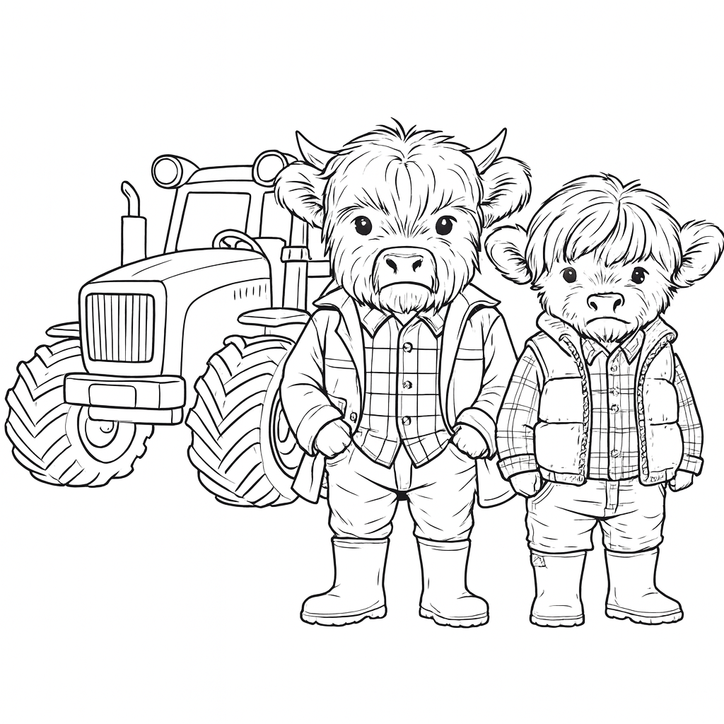 Coolarkson's Farm A4 Colouring Sheet – Helen Clark Bespoke