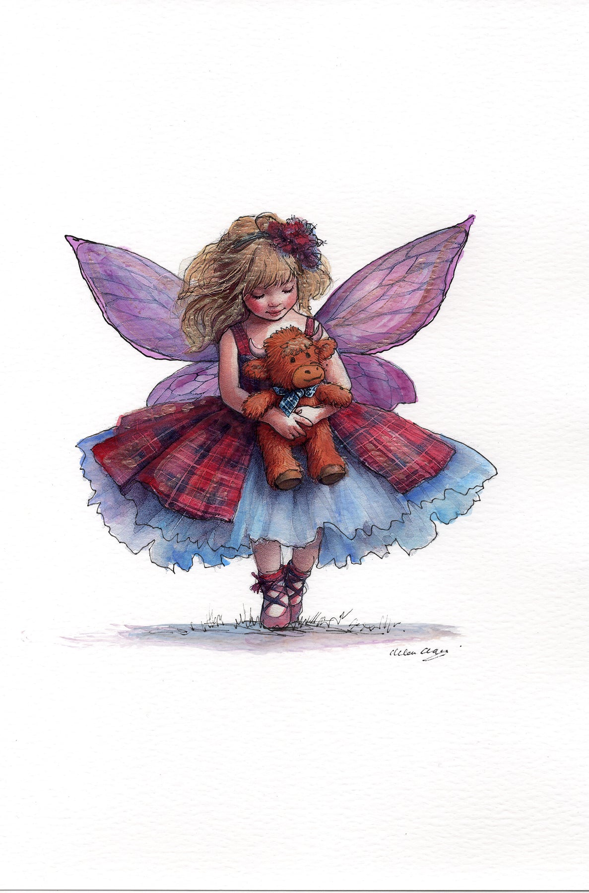 Highland Dreams A4 Colouring Sheet – Helen Clark Bespoke