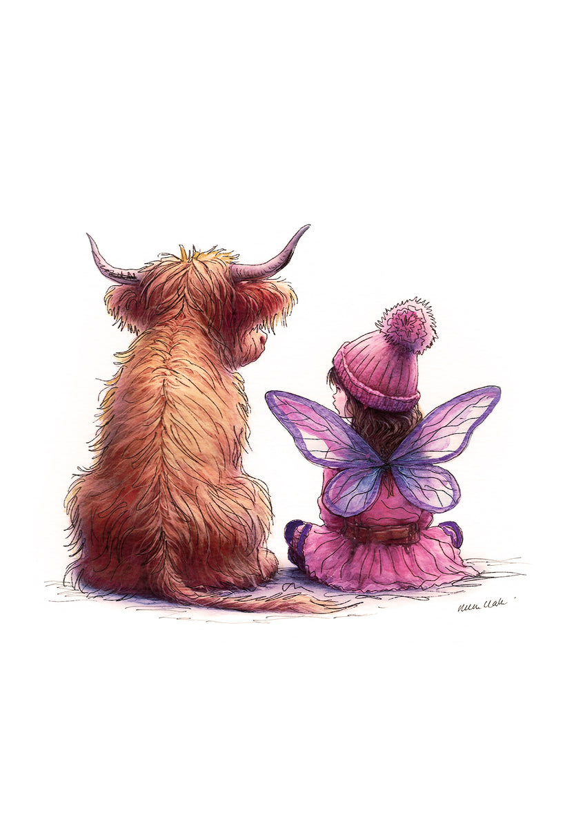 Me and You Fairy A4 Colouring Sheet – Helen Clark Bespoke