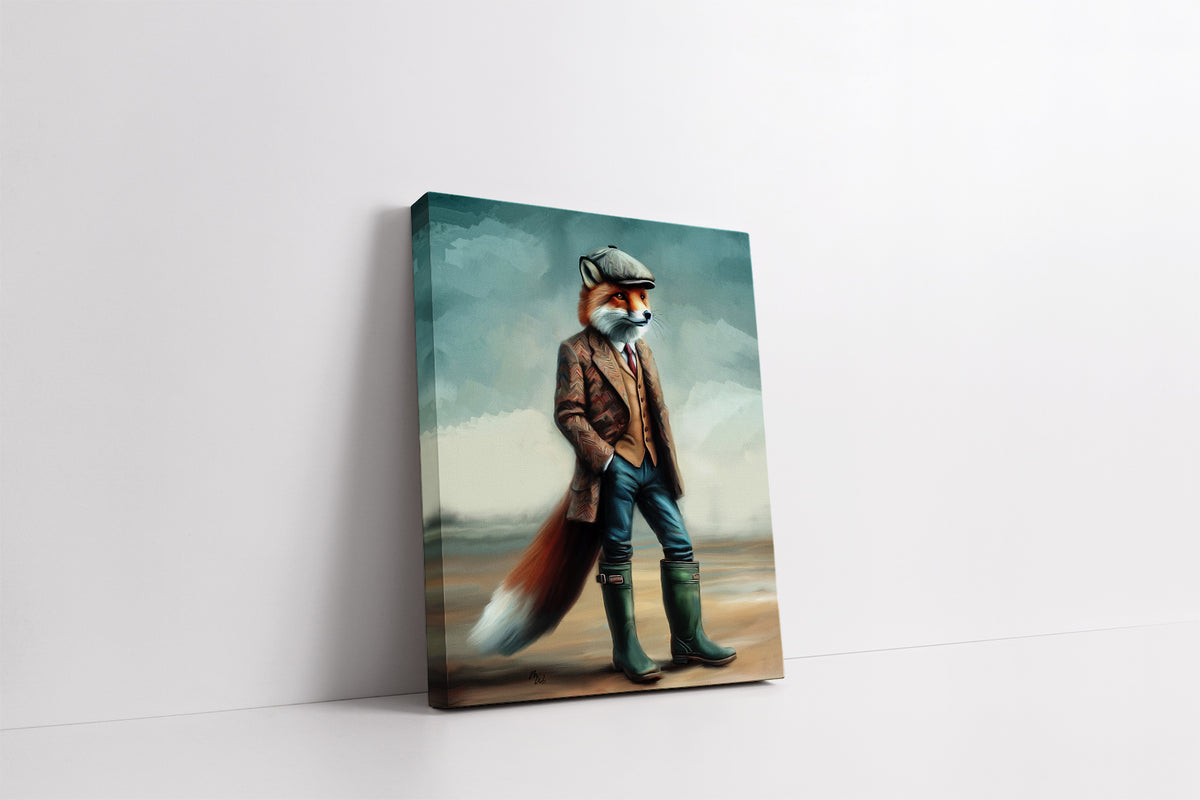 XL Canvas (16x24") Mr Foxy – Helen Clark Bespoke