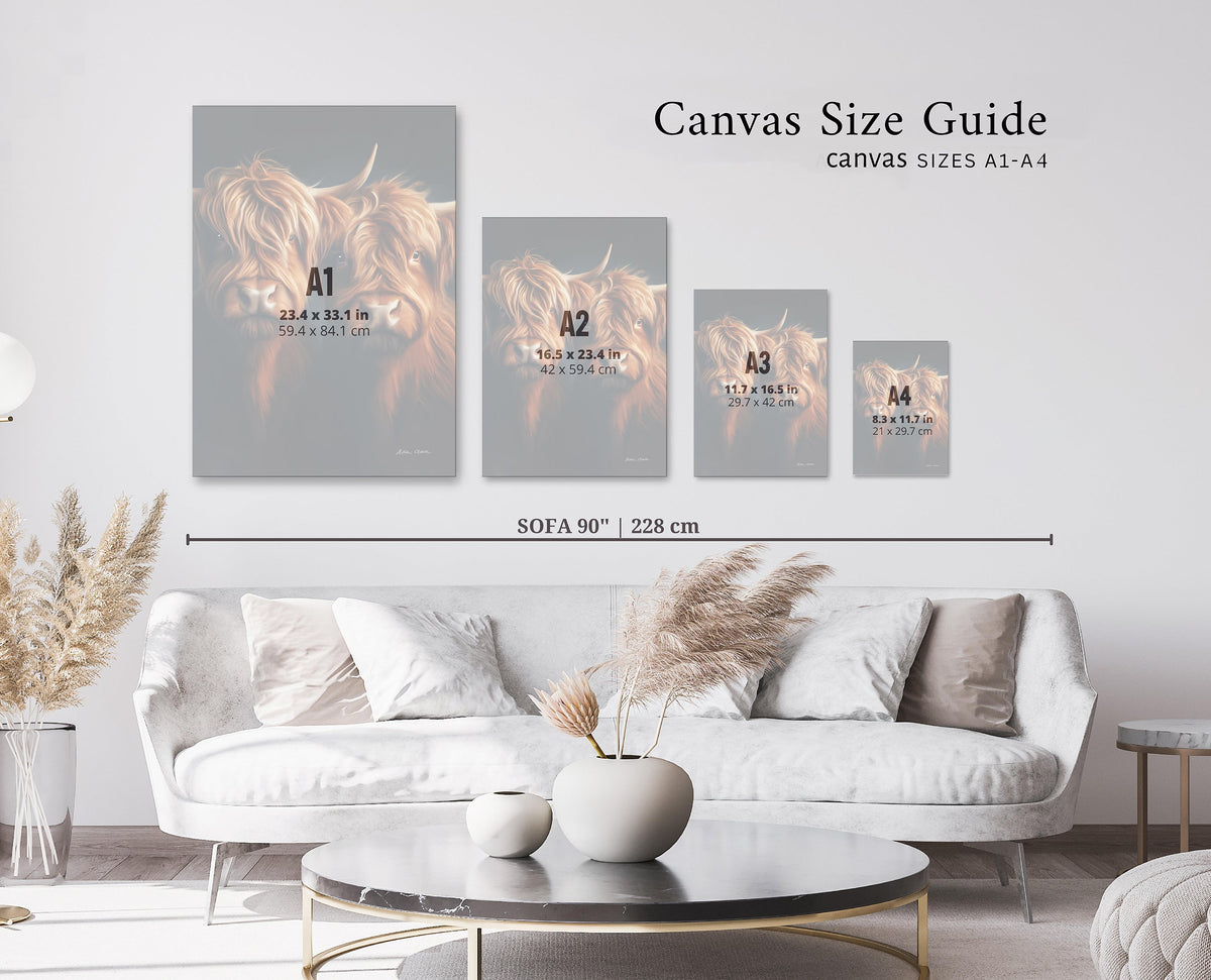 A3 Canvas Mr Foxy – Helen Clark Bespoke