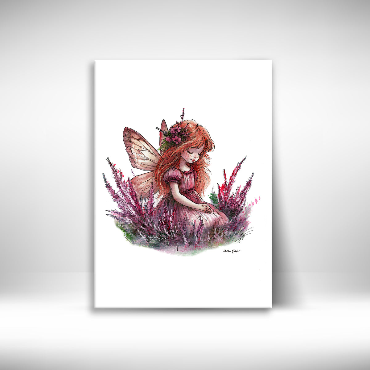 XL Canvas (16x24") Wee Heather – Helen Clark Bespoke