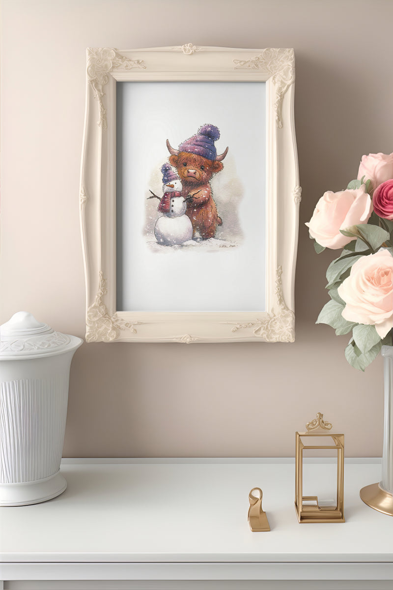A4 Art Prints Wee Winter Fun – Helen Clark Bespoke