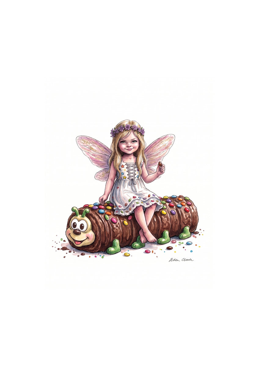 Caterpillar Fairy Cake Original – Helen Clark Bespoke